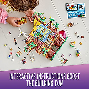 LEGO Friends Friendship Tree House 41703 Set with Mia Mini Doll, Nature Eco Care Educational Toy, Gifts for Kids, Girls and Boys Ages 8 Plus