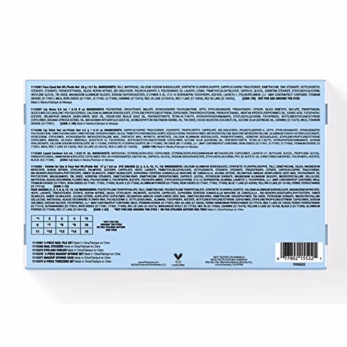 Wet N Wild Peanut Collection Peanuts Collection Box