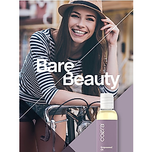 Horbäach Grapeseed | 4 fl oz | Moisturizing Oil for Face, Hair, Skin and Nails | Free of Parabens, SLS, & Fragrances | Coera