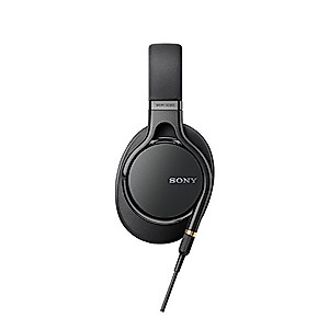 Sony MDR1AM2 Wired High Resolution Audio Overhead Headphones, Black (MDR-1AM2/B), 9.2 x 4.4 x 10.2 inches