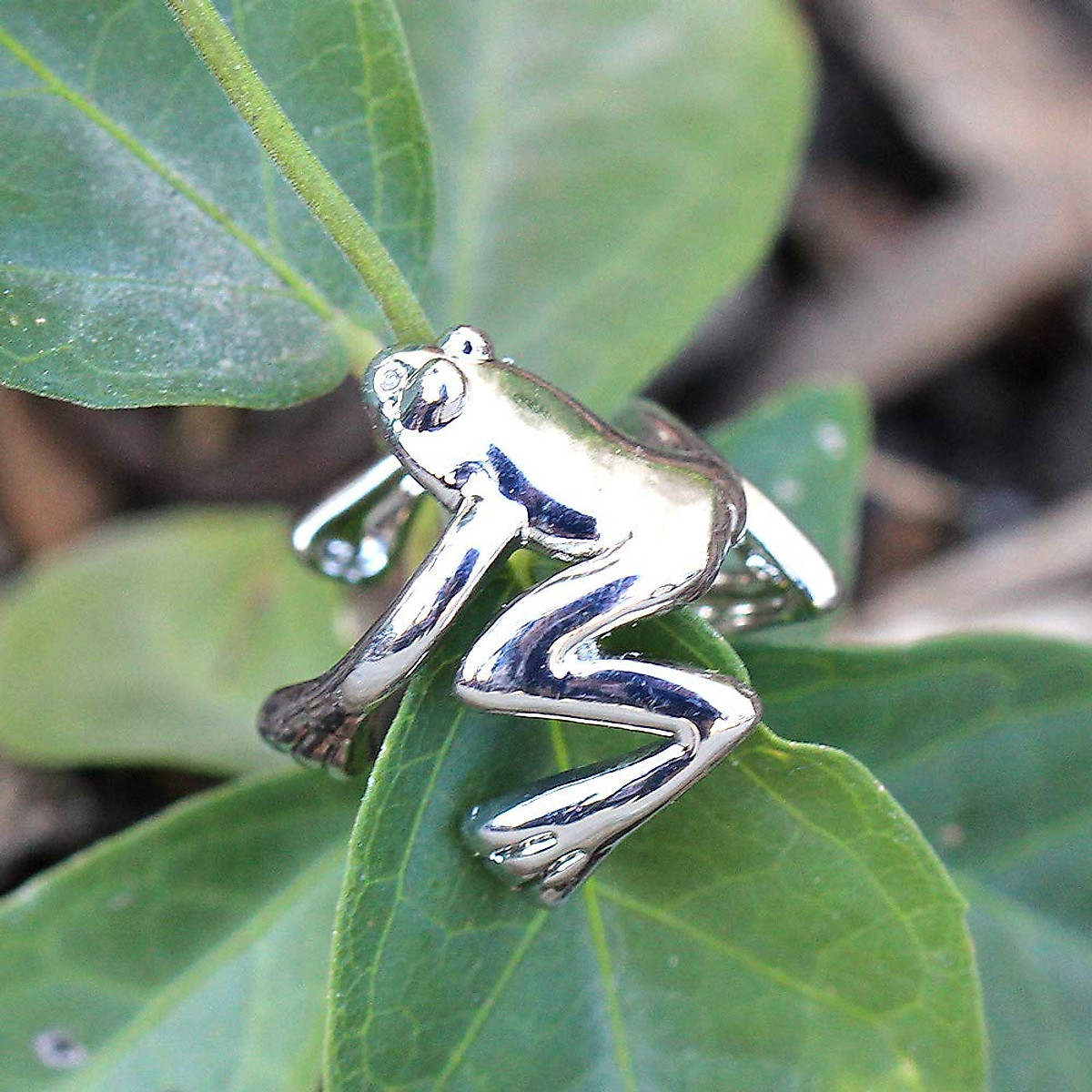 316L Stainless Steel Tree Frog Fake Cartilage Ear Cuff. No Piercing One size