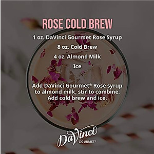 DaVinci Gourmet Rose Syrup, 25.4 Fluid Ounce (Pack of 1)