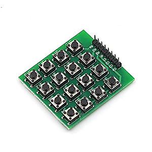 8pin 4x4 4x4 Matrix 16 Keys Button Keypad Keyboard Breadboard Module MCU for arduino DIY Kit