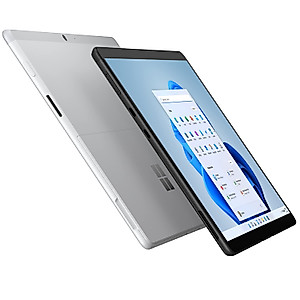 Microsoft E8H-00001 Surface Pro X 13" Touchscreen 16GB/256GB SQ 2, Platinum Bundle with Elite Suite 18 Software + 1 YR CPS Enhanced Protection Pack