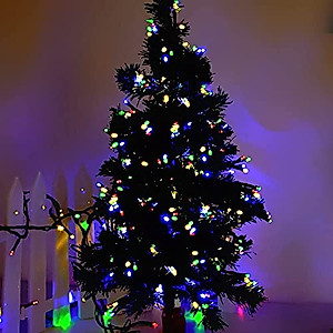 DOTOMP Solar Christmas String Lights, 72ft 200 LED 8 Modes Solar Powered Outdoor String Light Lighting Waterproof Fairy Lights for Xmas Tree Garden Homes Wedding Lawn Party Decor (2 Pack)