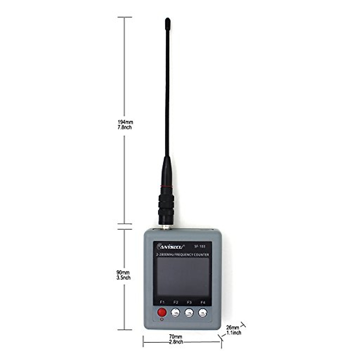 Anysecu SF-103 A-SF103 Portable Frequency Counter 2MHz - 2.8GHz for Two Way Radio Upgrade Version of SF401