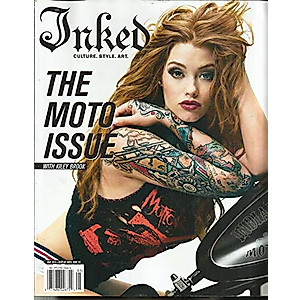 INKED MAGAZINE, MAY, 2016 FRONT & BACK COVER PAGE CORNER ARE BENT OR FOLDED