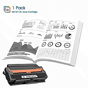 Cool Toner Compatible Toner Cartridge Replacement for Samsung MLT-D115L 115L for Xpress SL-M2830DW SL-M2880FW SL-M2820DW SL-M2620 SL-2620ND SL-2820ND M2670 M2670FN M2670N M2870FD (Black, 1-Pack)