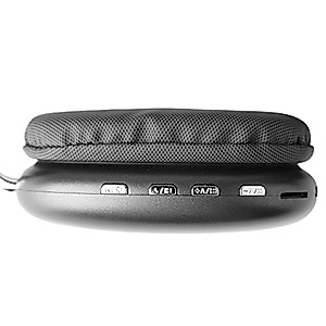 Tangxi Wireless Noise Cancelling Headphones, Stereo Over Ear Sports Headphones, Portable Foldable Lightweight Headset Soft Earpads for Cellphone PC