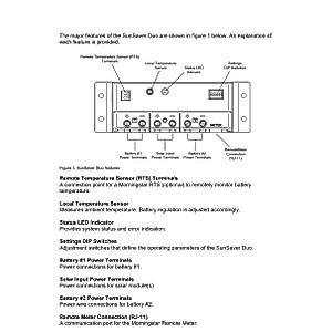 Morningstar SSD-25 Sunsaver-Duo 25 Amp