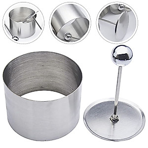 LUOZZY Cake Rings Mold Stainless Steel Cold Dish Moulding Mold and Dessert Food Rings Tools Dessert Mold for Cooking