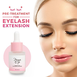 LLBA Eyelash Extension Primer 15 ML - Increase Adhesive Bonding Power | Easily Removes Proteins and Oils/Oil Free/Longer Extension Retention (Prime it up) (Packaging May Vary)