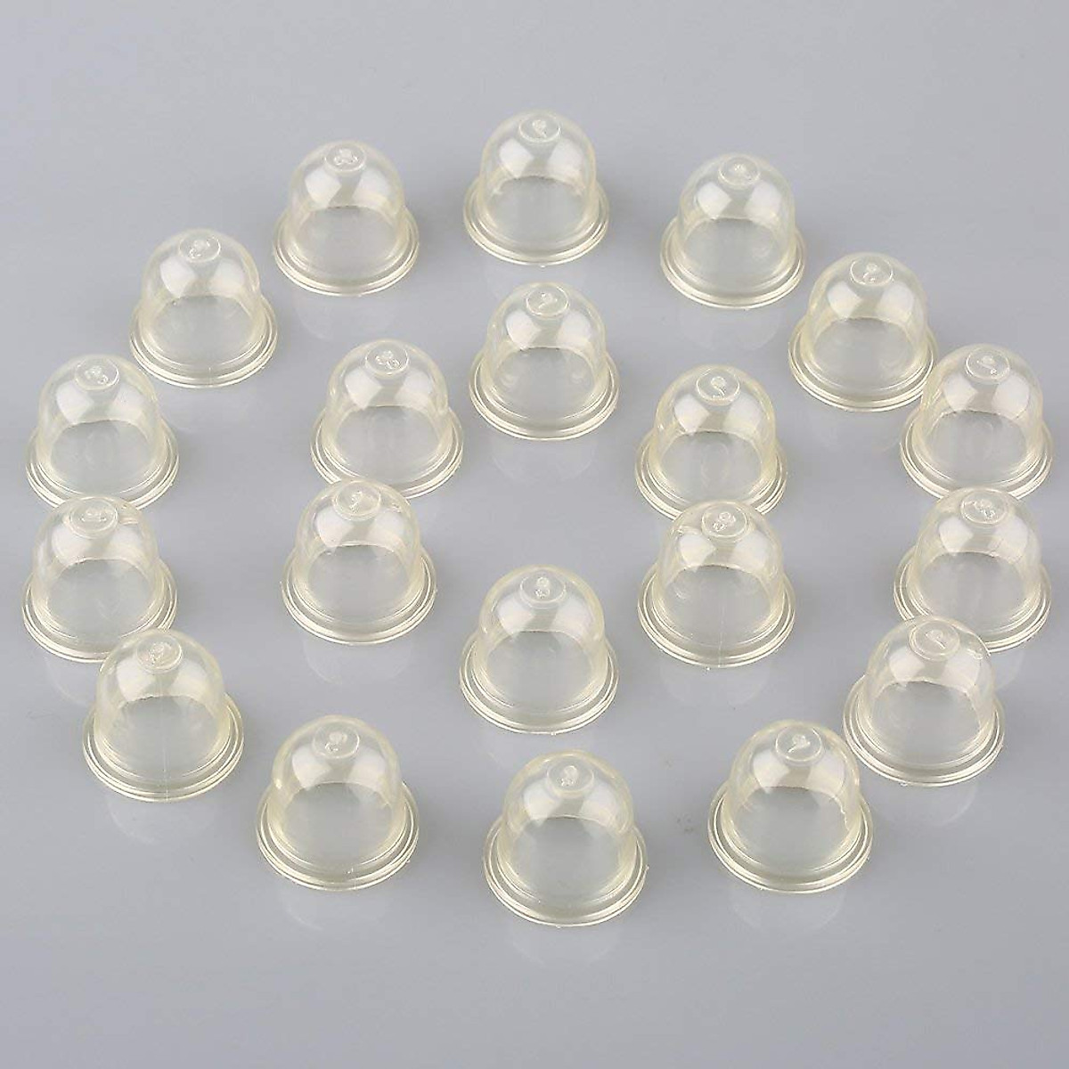 Trolleyshop Replace Homelite Echo Ryobi Zama Poulan Primer Gas Fuel Bulb Pump Bulbs 0057003 0057004 0058001 Echo 12538108660 Hometile A01195A Pack of 20pcs