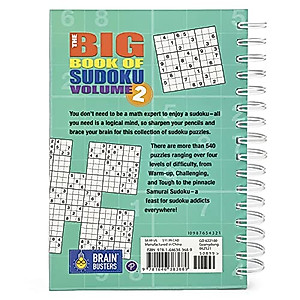 The Big Book of Sudoku: Volume 2 (Brain Busters)