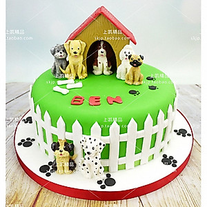 MoldFun 2Pcs Wood Fence Cookie Cutter Plastic Mold for Fondant, Gum Paste, Polymer Clay, Cake Border Decorating