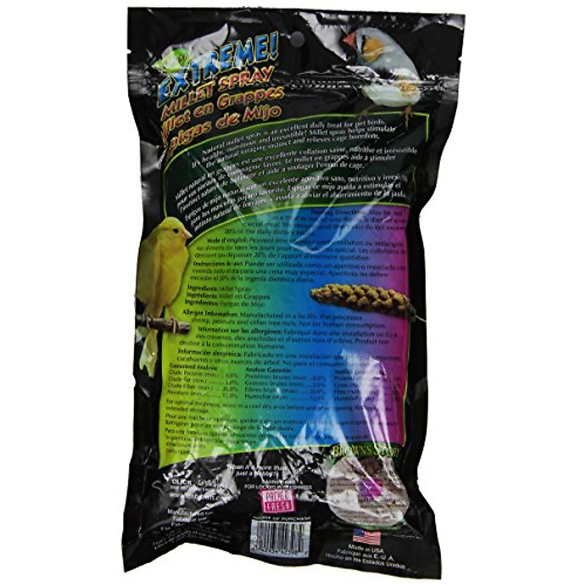 F.M.Brown'S 42398 Extreme Millet Spray, 12-Pack