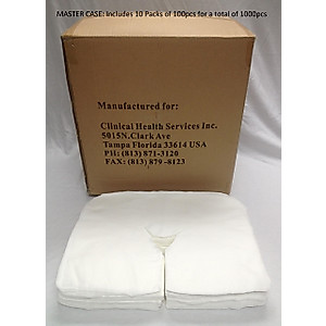 Therabuilt disposable headrest covers for massage tables, case of 1000 pcs. Full Size: 16 3/8" x 12"