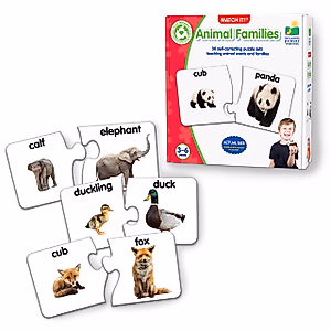 The Learning Journey: Match It! - Animal Families - Learning Animals, Animal Matching Game, Animal Puzzle For Kids, Puzzle For Toddlers, Award Winning Educational Toys