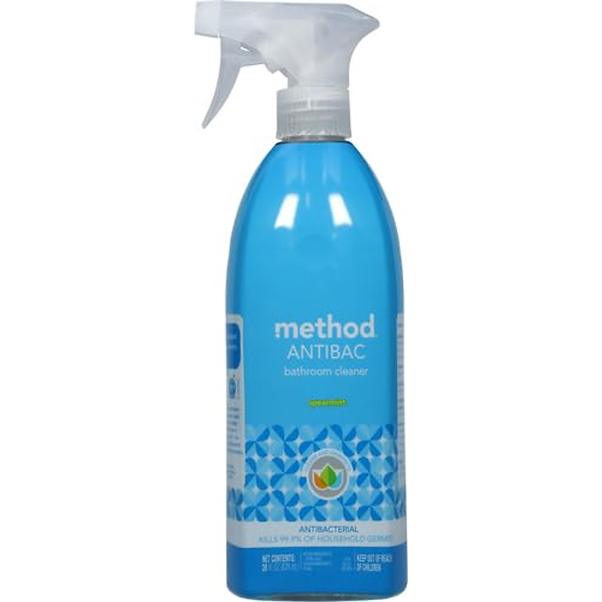 Method Antibacterial Bathroom Cleaner, Spearmint, Removes Mold + Mildew stains, 28 Fl Oz