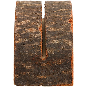 Tosnail 50 Pack Rustic Wooden Place Card Holders with 50 Kraft Paper Cards, Table Number Holders, Small Photo Holder, Name Card Stand for Wedding, Party Decorations - Half Circle