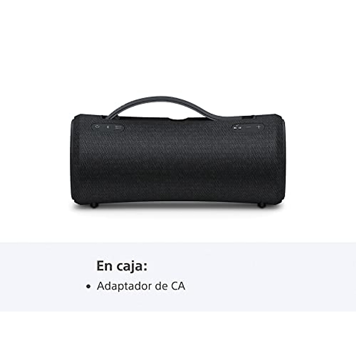 Sony SRS-XG300 X-Series Wireless Portable-Bluetooth Party-Speaker IP67 Waterproof and Dustproof with 25 Hour-Battery and Retractable Handle, Black (Renewed)