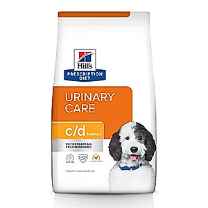 Hill's Prescription Diet c/d Multicare Urinary Care Chicken Flavor Dry Dog Food, Veterinary Diet, 8.5 lb. Bag
