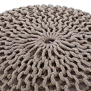 Christopher Knight Home Nahunta Pouf, Brown