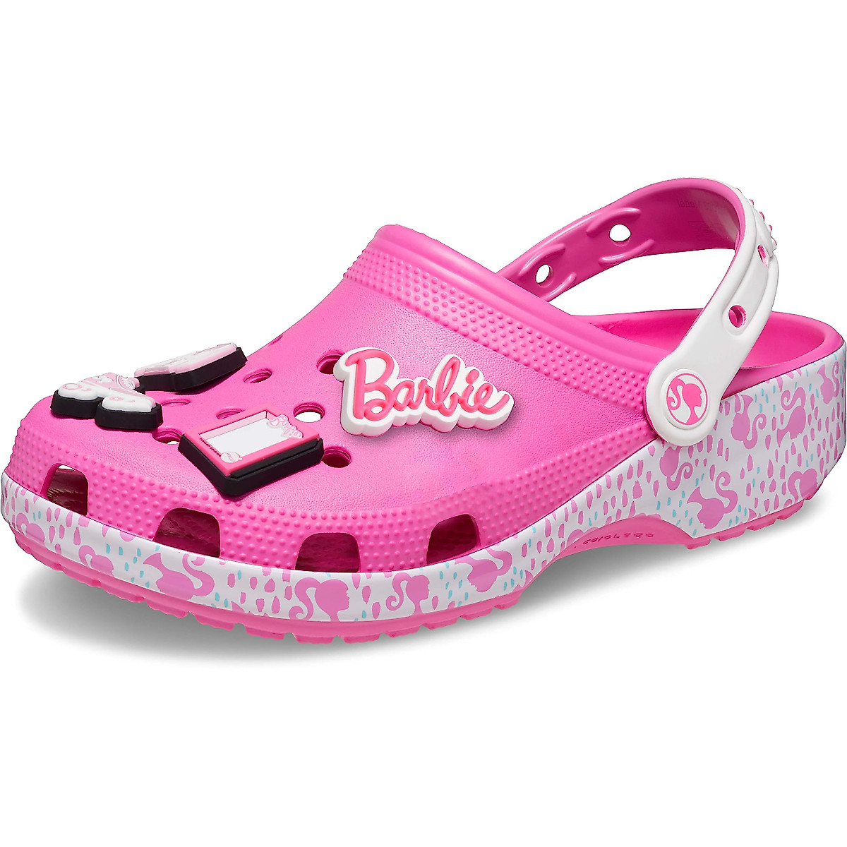 Crocs Unisex Barbie Classic Clogs, Electric Pink, 7 US Men