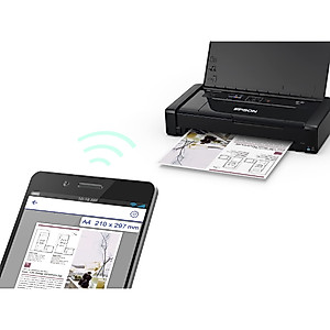 Epson Workforce WF-110 Wireless Mobile Printer, White Small