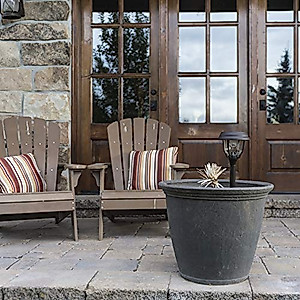 SOLARBASICS SB-145 DC Pathway Solar Landscape Accent Light, Dual Warm/Bright White Bulb, LED, Oil Rubbed Bronze, 4-Pack