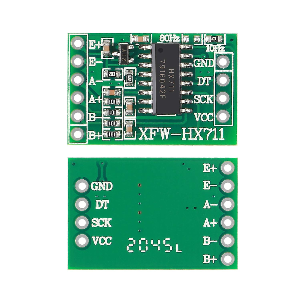 ACEIRMC 8pcs HX711 Weighing Sensor Dual-Channel 24 Bit Precision A/D Module Pressure Sensor for Arduino Raspberry Pi Microcontroller