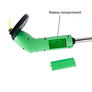 TEETSY Lawn Mower Lawn Mower Cordless Lawn Mower Two Wheel Length Adjustable Garden Trimmer