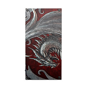 Head Case Designs Officially Licensed Christos Karapanos Talisman Silver Art Mix Matte Vinyl Sticker Gaming Skin Case Cover Compatible with Xbox Series X Console