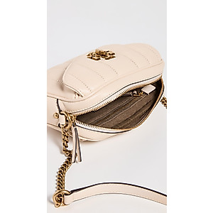 Tory Burch Women's Kira Mini Camera Bag, Brie, Off White, One Size