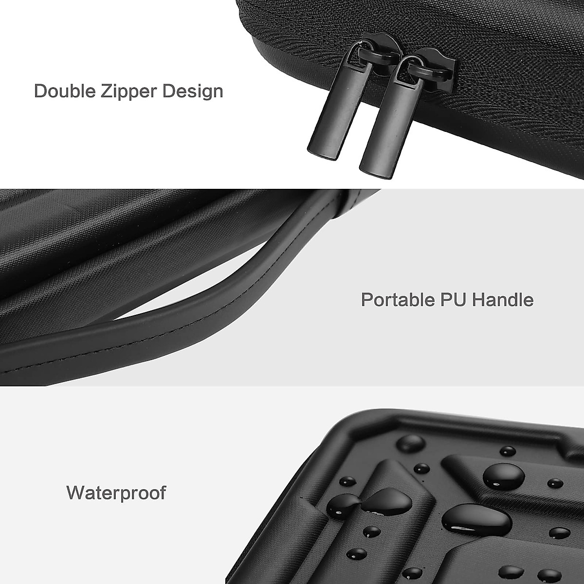 MOSISO Laptop Shoulder Bag Compatible with MacBook Air 13 M3 A3113 M2 A2681 A2337 M1 A2179 A1932 / Pro 13 M2 M1, Waterproof Shockproof Carrying Case Bag, Black