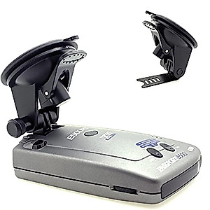 Super Suction Windshield Suction Cup Mount for Escort Passport X70 X80 S55 8500X50 8500 9500ix 9500 S55 Solo S2 S3 STi and Beltronics RX-65 Radar Detectors (Not for Escort IX & MAX Series)