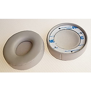 V-MOTA Ear Pads Compatible with Beats Solo Pro Wireless Noise Cancelling On-Ear Headphones,Replacement Cushions Repair Parts (1 Pair) (Gray)