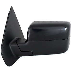 Kool Vue Left Power Heated Door Mirror Compatible With Ford F-150 2007-2008 Power Fold With Signal Light, Memory & Puddle Lamp Paintable