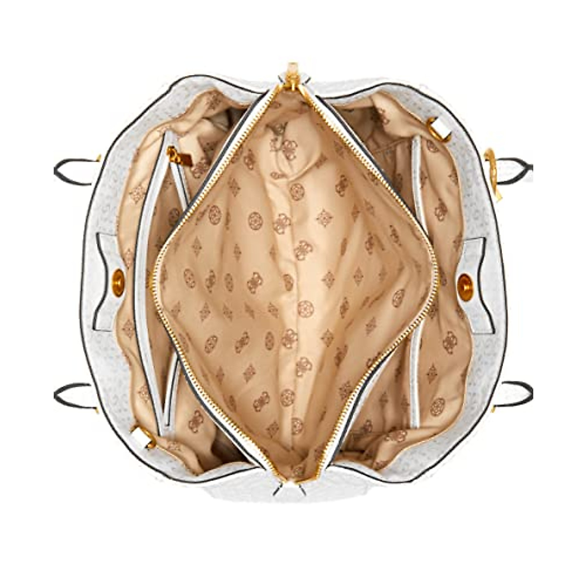 GUESS Nerina Girlfriend Satchel, White