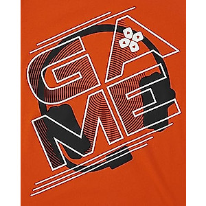 The Children's Place Boys' Short Sleeve Graphic T-Shirt 3-Pack, Level Up/Headset/Skeleton Gamer, 3X-Large