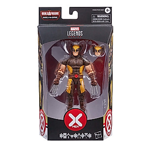 Marvel Hasbro Legends Series X-Men 6-inch Collectible Wolverine Action Figure Toy, Premium Detail and Accessory, Ages 4 and Up