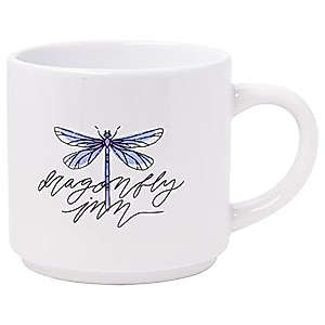 Silver Buffalo Gilmore Girls Locations 4pc Ceramic Mug Stack, 10 Ounces