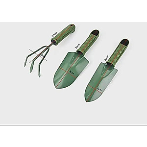 Ansellf Gardening Plant Shovel Pot 3 Pieces Small Gardening Tools Seed Handheld Shovel Rake Spade