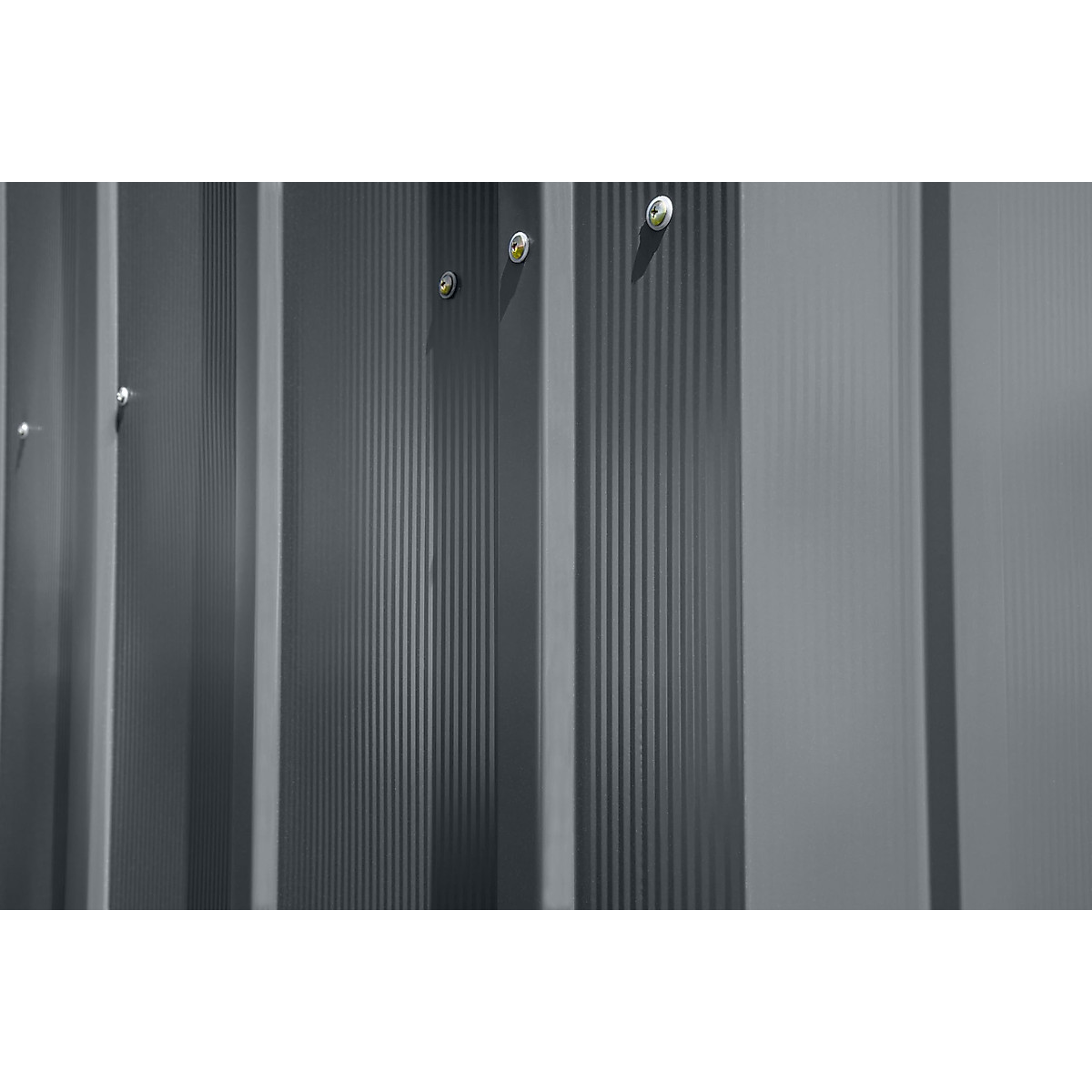 Arrow Classic Steel Storage Shed, 10x14, Charcoal