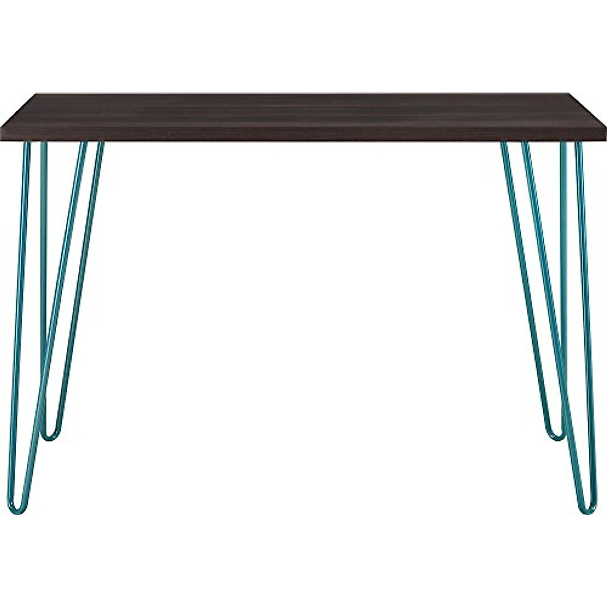 Ameriwood Home Owen Retro Desk, Espresso/Teal