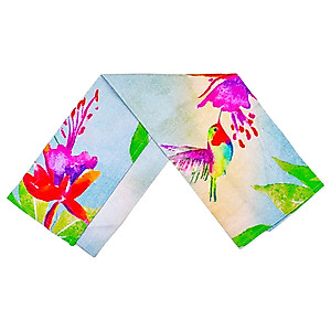 C&F 84265328 Red Hummingbirds Flour Sack Dishtowel