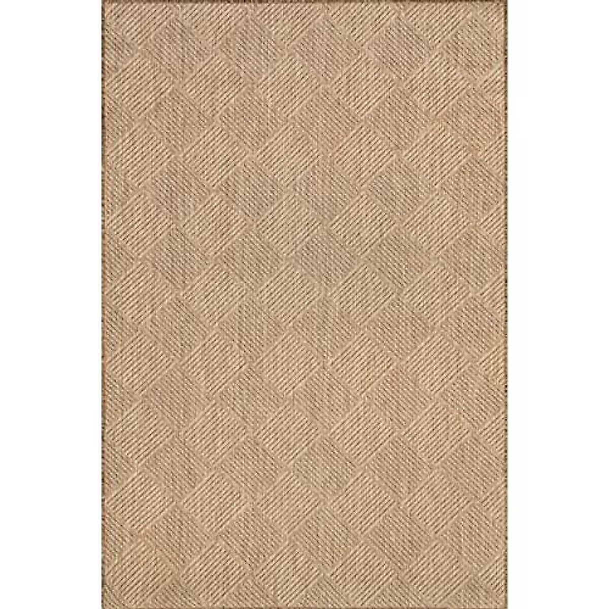 nuLOOM Freda Casual Geometric Indoor/Outdoor Area Rug, 8' x 10', Beige