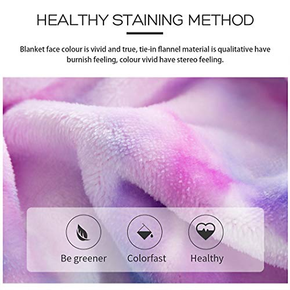 COCOPLAY W Colorful Throw Blanket, Rainbow Throw Blanket Super Soft Fuzzy Light Weight Luxurious Cozy Warm Microfiber Blanket for Bed Couch Living Room (Purple Rainbow, Throw (50"x60"))