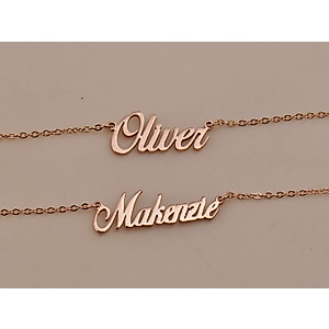 HUAN XUN Custom Letter Name Necklace Best Jewelry Gifts for Mother Torin