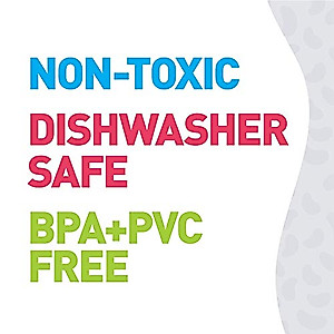 OgoBolli Grippi Baby Bottle Holder and Sensory Teether Toy for Babies - for 2.4"-3" Wide Bottles - Made from Safe, Stretchy Silicone, Non-Toxic, PVC, BPA and Phthalate Free - Ages 6+ Months - Blue